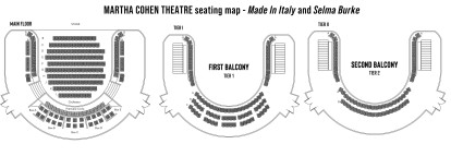 Seating Map & Virtual Tours | Theatre Calgary