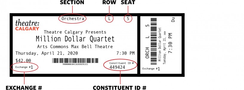 Need to exchange your tickets? We've got you covered. | Theatre Calgary